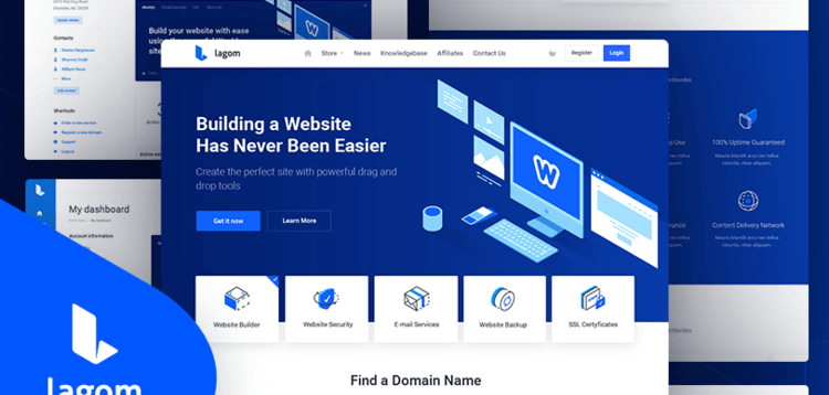 Download Lagom WHMCS theme - V2.4.1 NULLED